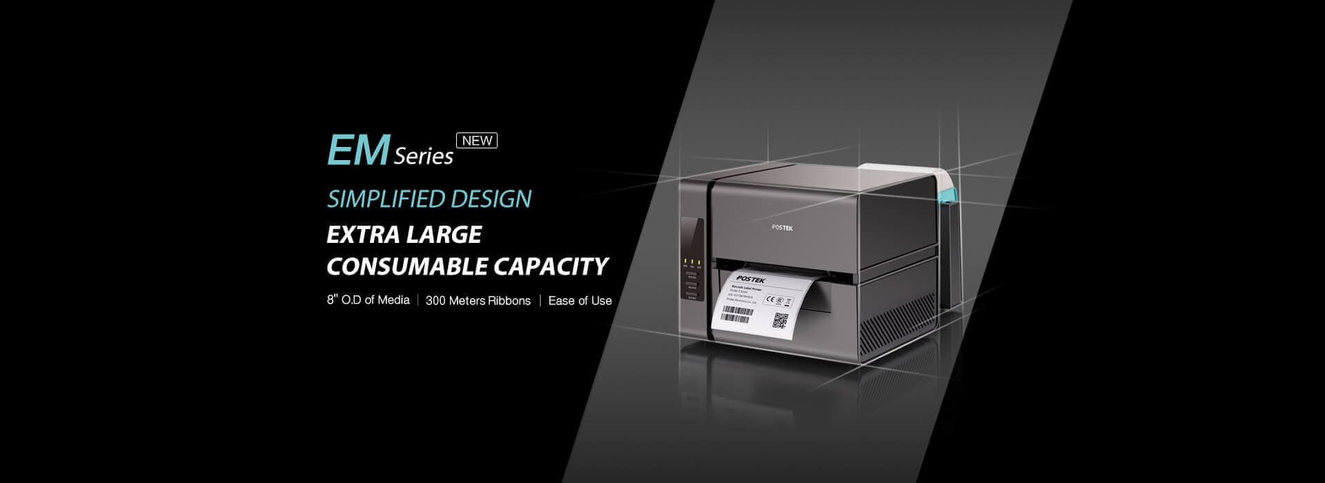 Postek - EM210 Desktop Printer, RFID Printers, Industrial Barcode Printer